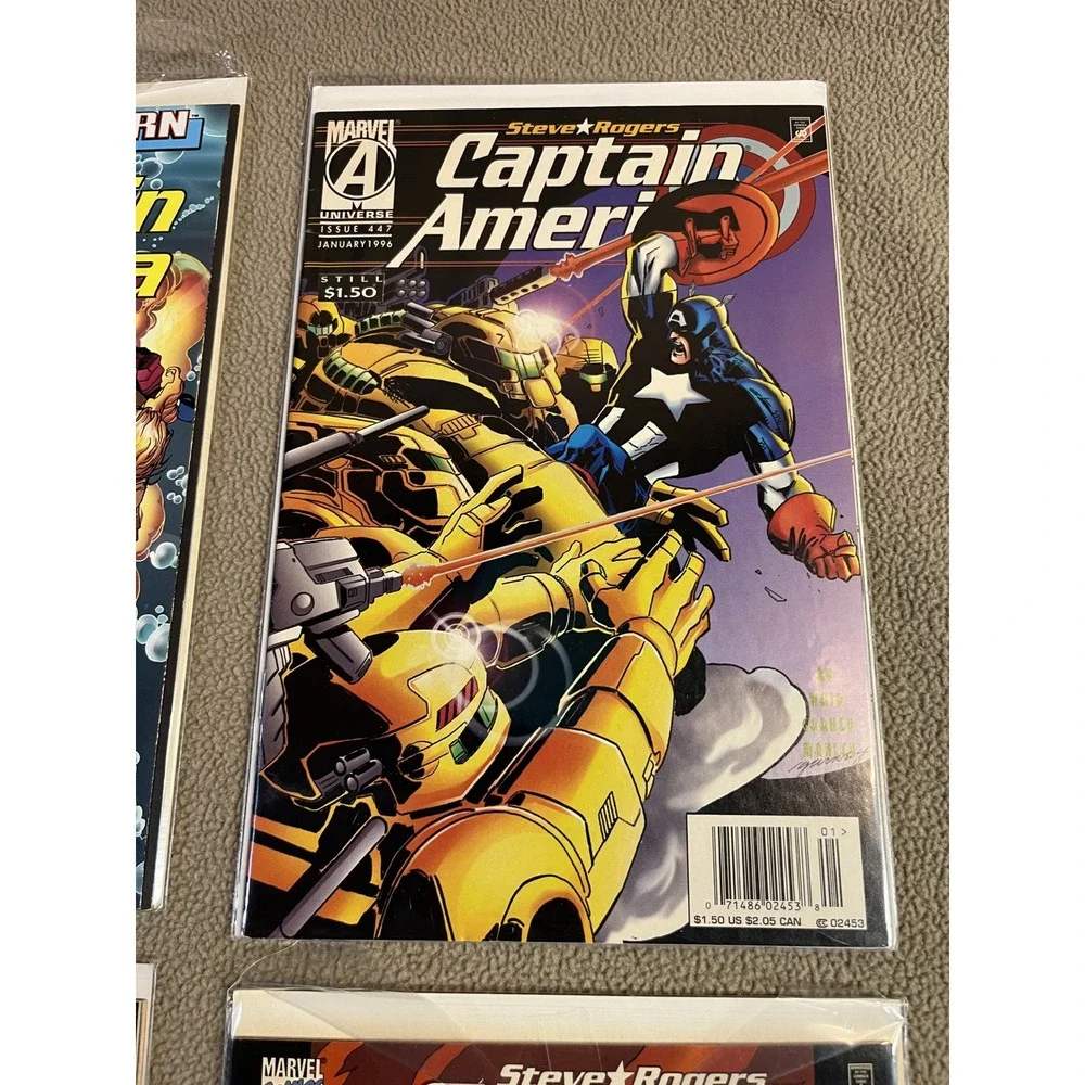 Marvel | Toys | Captain America Steve Rogers Comic Book Lot 4 Issues ...